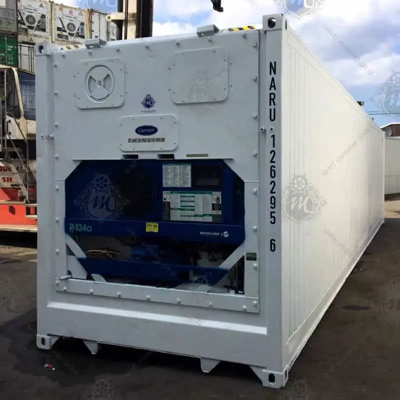 40 Feet High Cube Reefer Container NARU 126295-6 - Australia Coastal ...